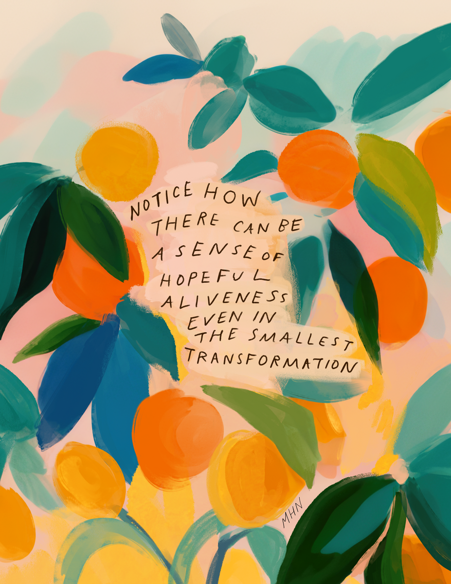 "A sense of hopeful aliveness" - 8" x 10" Print – Garden24